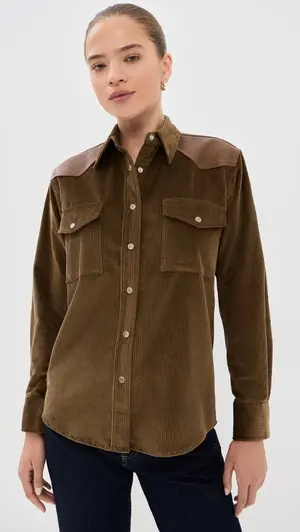 TWP Cowboy Take Me Away Corduroy Shirt