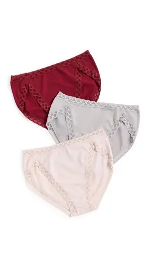 Natori Bliss French Cut Panties 3 Pack