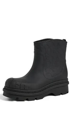 COACH Rain Boots - Black