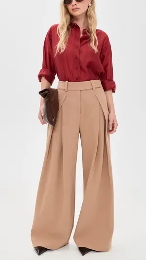 FAVORITE DAUGHTER The Petite Pleats For Days Pants
