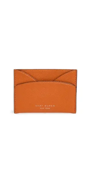 Tory Burch Romy Flat Card Case - Orange
