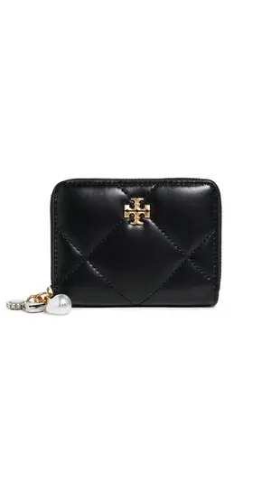 Tory Burch Kira Diamond Quilt Charm Wallet