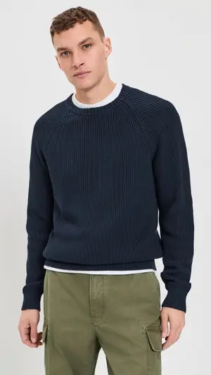 Madewell Fisherman Raglan Crew Sweater