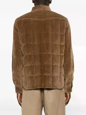 Moncler Gelt Padded Corduroy Jacket - Brown