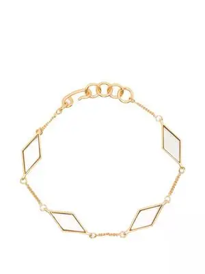 JIL SANDER Rhombus-charm Bracelet - Gold