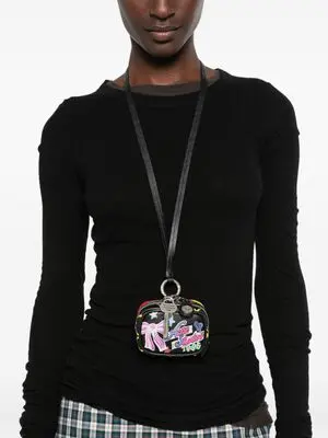 Acne Studios Camero Clip Punk Print Mini Bag - Multicolor