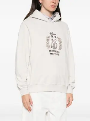 Brunello Cucinelli Logo Cotton Hoodie