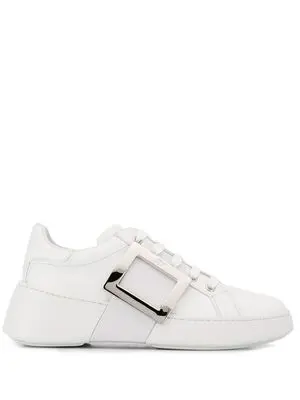 ROGER VIVIER Viv Skate Leather Sneakers - Multicolor