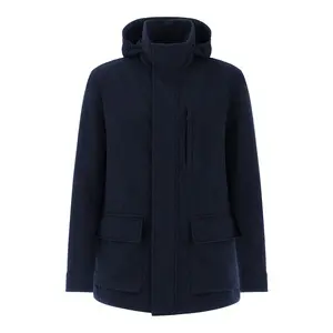 Paul & Shark Maestro Cashmere Car Coat - Blue