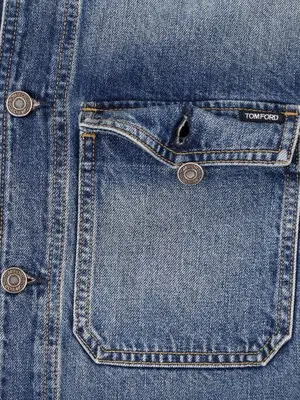 TOM FORD Denim Button Jacket