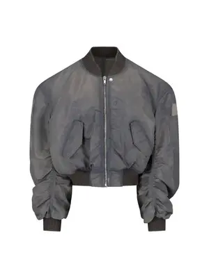 Rick Owens Bomber Jacket "secchia Flight - Gray