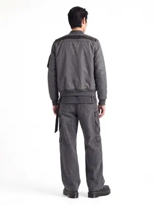 Rick Owens Jacket Bomber "classic Fight - Gray