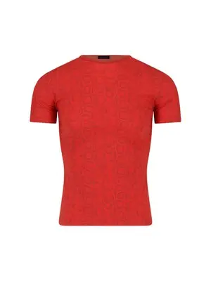 Gucci Animal Print T-shirt - Red