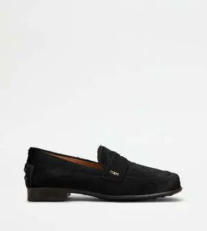 TOD'S Loafers In Pony Effect Leather - Black