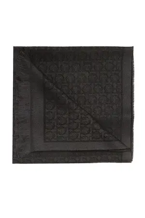 FERRAGAMO Scarf With 'gancini' Motif