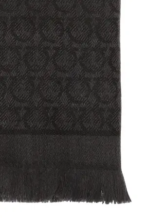 FERRAGAMO Scarf With 'gancini' Motif