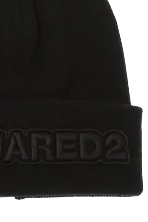 Dsquared2 Beanie With Embroidered Logo