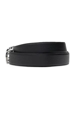 FERRAGAMO Reversible Belt With Logo - Black