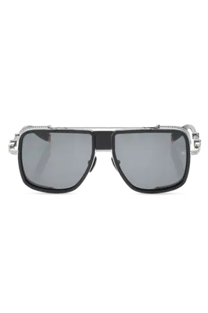 Balmain Sunglasses With Logo - Silver
