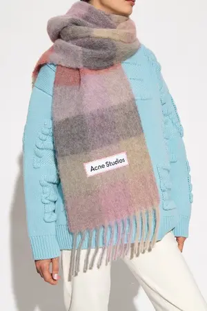 Acne Studios Checkered Scarf