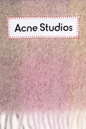 Acne Studios Checkered Scarf