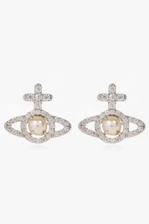 VIVIENNE WESTWOOD Olympia’ Earrings - Silver
