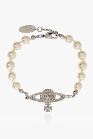 VIVIENNE WESTWOOD Logo Bracelet - Silver