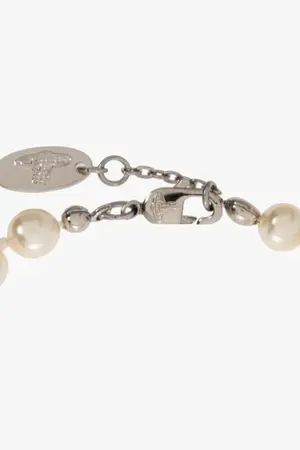 VIVIENNE WESTWOOD Logo Bracelet - Silver