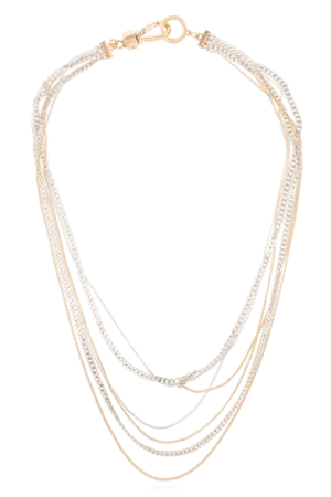 ALLSAINTS Layered Brass Necklace