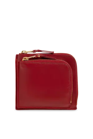 Comme Des Garçons Leather Wallet - Red