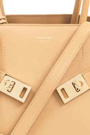 FERRAGAMO Hug’ Shoulder Bag - Beige