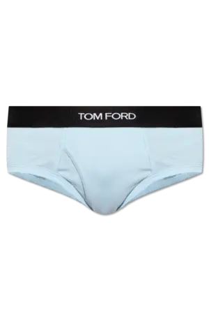 TOM FORD Briefs With Logo - Blue