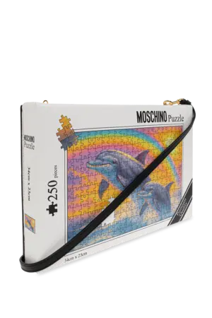 Moschino Puzzle Box’ Leather Bag