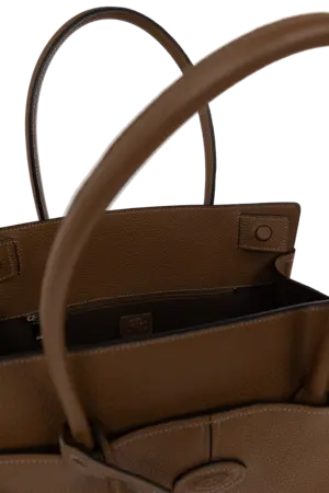 TOD'S Leather Tote Bag With Logo