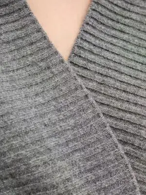 BENETTON Ribbed V-neck Knitwear