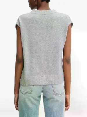 BENETTON V-neck Sleeveless Knitwear