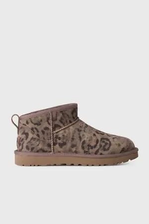 UGG Classic Ultra Mini Spotted Boots - Chestnut