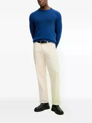 BENETTON Long-sleeve Round-neck Sweater - Blue