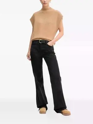 BENETTON Ribbed Sleeveless Knitted Top
