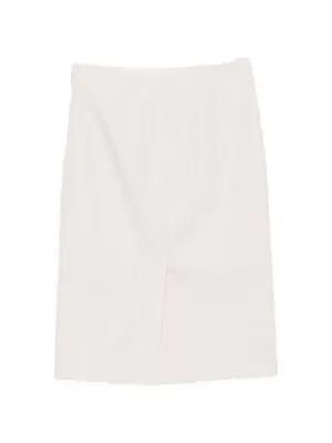 Miu Miu Cotton Midi Skirt - Multicolor