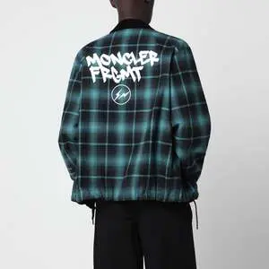 MONCLER X FRGMT Ryūha And Green Cotton Shirt Jacket