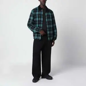 MONCLER X FRGMT Ryūha And Green Cotton Shirt Jacket