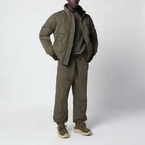 Moncler Khaki Quilted Down Jacket