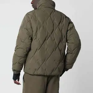 Moncler Khaki Quilted Down Jacket