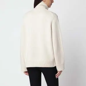 TOTEME Oversized Almond-colored Wool Turtleneck