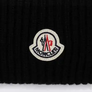Moncler Beanie In Wool And Cashmere