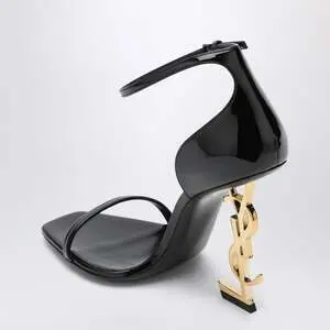 Saint Laurent Opyum Patent Leather Sandals