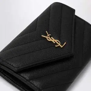 Saint Laurent Small Leather Envelope Wallet