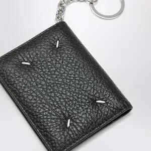 MAISON MARGIELA Wallet With Key Holder In Grained Leather