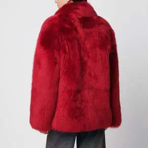 SANDERLAK Double-breasted Sheepskin Coat